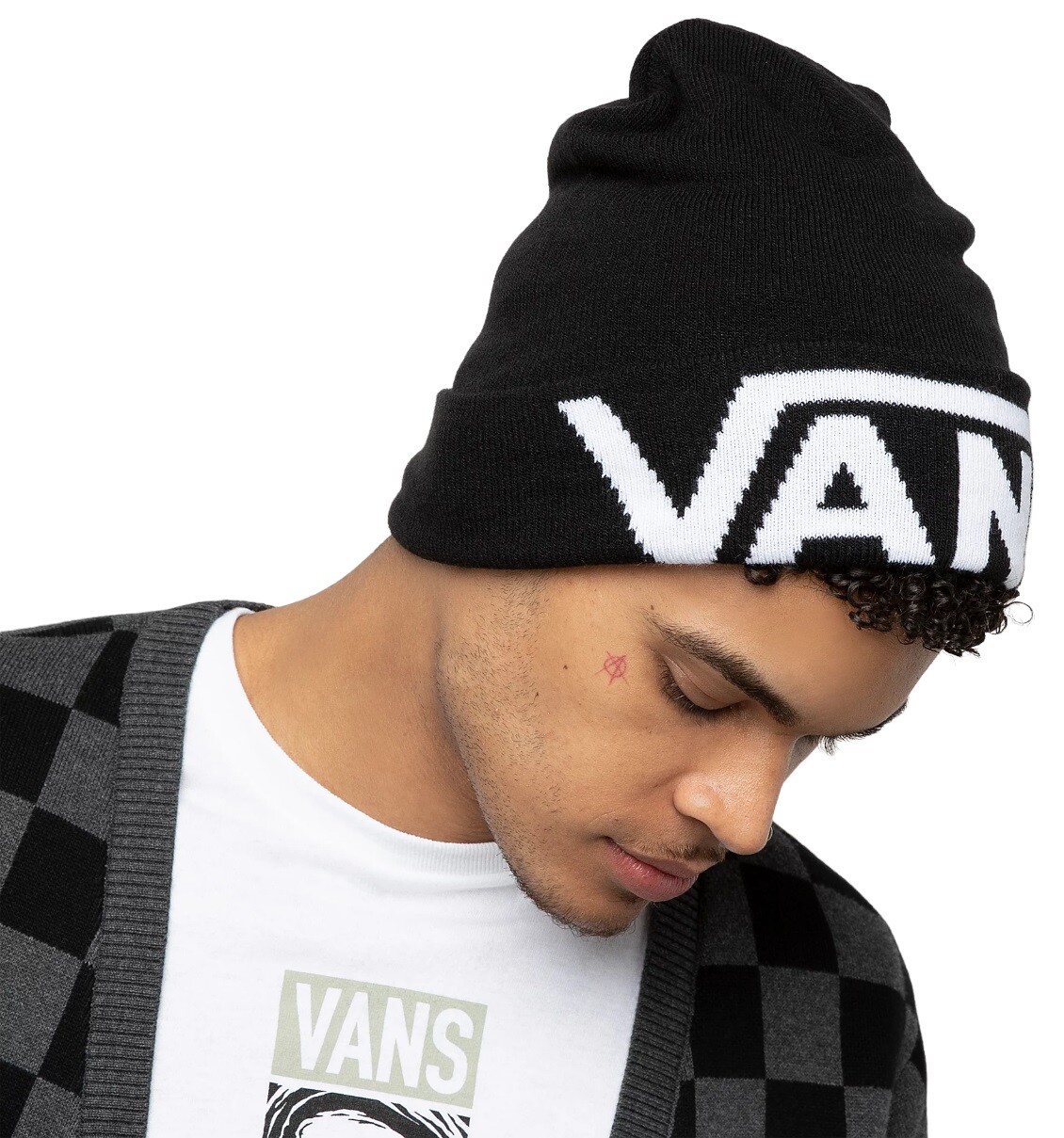 NEW Vans BEANIE Shallow / Tall CUFF Knit Hat One Size MEN'S & WOMEN'S ...