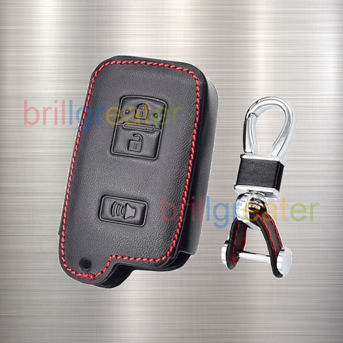 Leather Car Key Cover Remote Fob Case 3 Button for Toyota 4Runner 1# | eBay