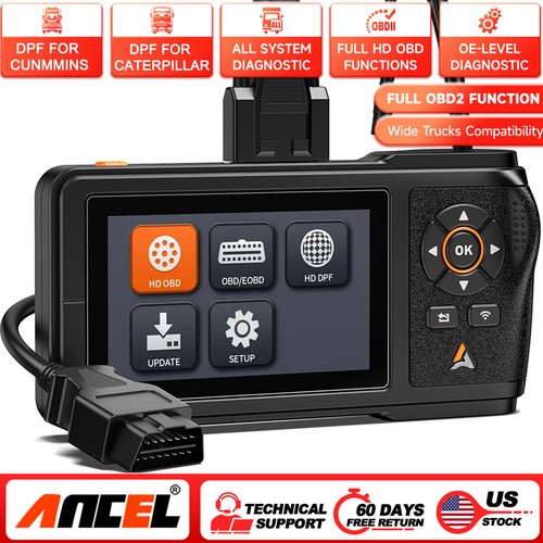 ANCEL HD430 Heavy Duty Truck Scanner HDOBD OBD2 Diagnostic Tool DPF 6+9 ...