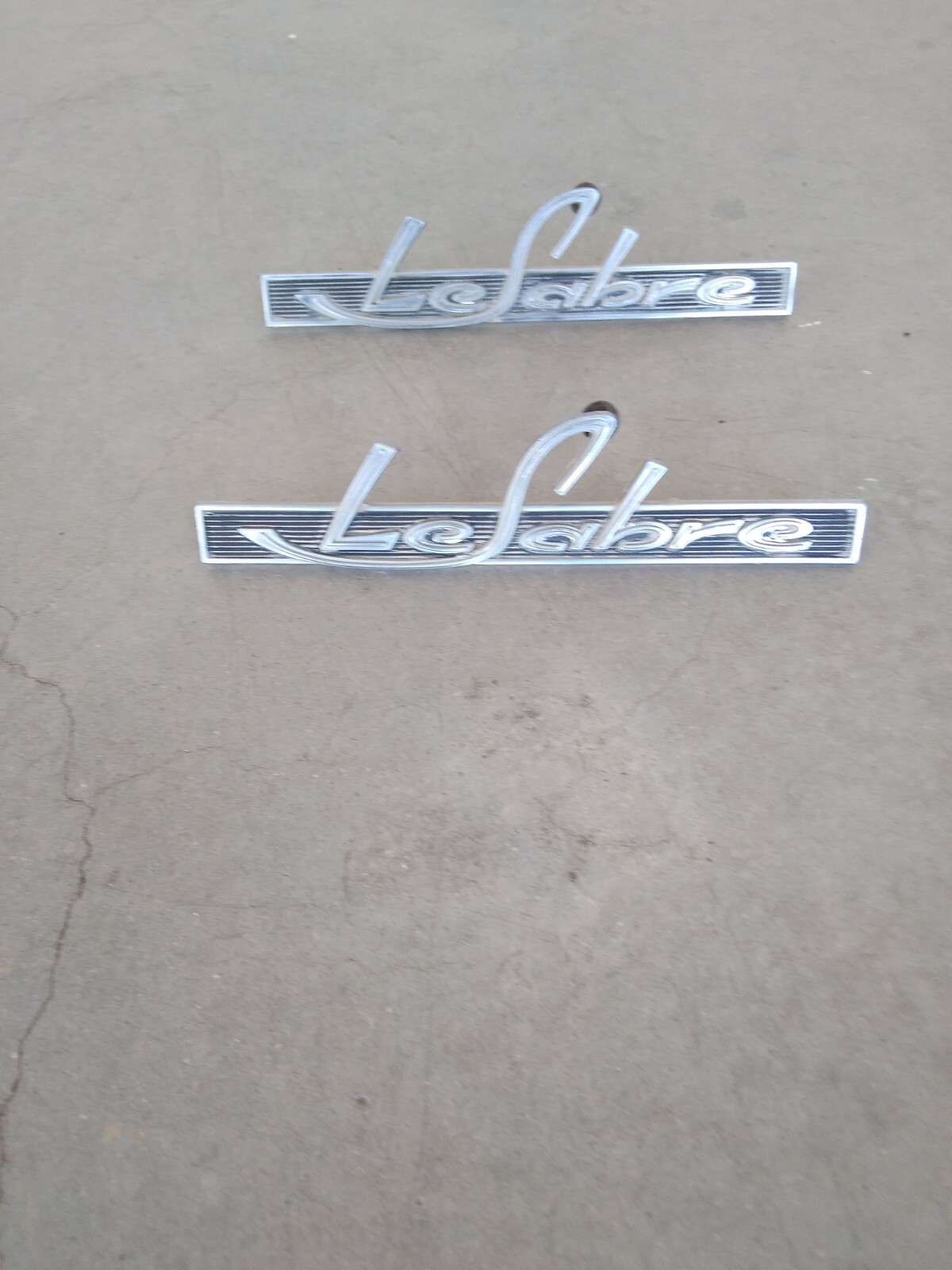 1963 BUICK LESABRE QUARTER PANEL EMBLEM SET OEM | eBay