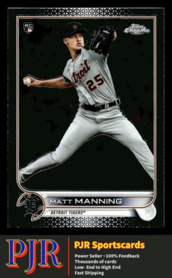 2022 Topps Chrome #57 Matt Manning Detroit Tigers 1 | eBay