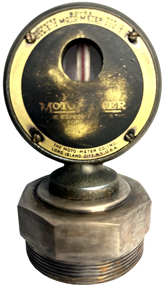 EARLY STYLE "MADE FOR THE FORD CAR" BOYCE MOTOMETER W/RADIATOR CAP ...