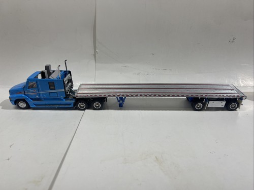 Freightliner Century Truck with East Flatbed Trailer Blue Sword 1:50 ...