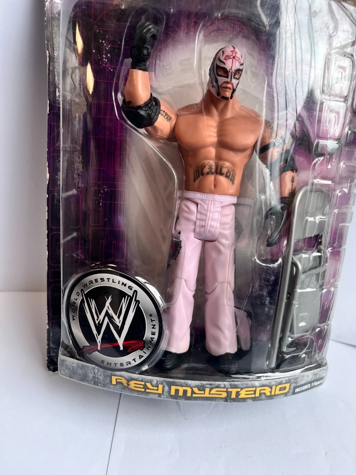BNIB WWE REY MYSTERIO JAKKS WRESTLING TOY FIGURE RUTHLESS AGGRESSION ...