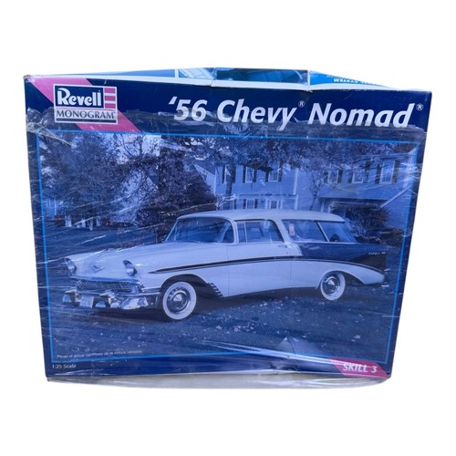 VTG Revell Monogram 1:25 '56 Chevy Nomad Model Car Kit #85-2489 | eBay