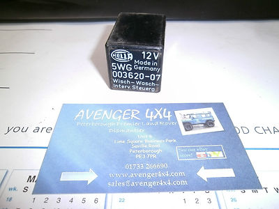 LAND ROVER RANGE ROVER CLASSIC HELLA WIPER RELAY 003620-07 | eBay.de
