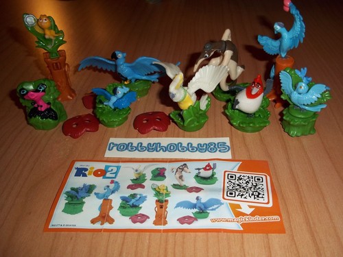 Rio 2 - Figures of your choice (FT400 - FT408) kinder Snack Joy Italy ...