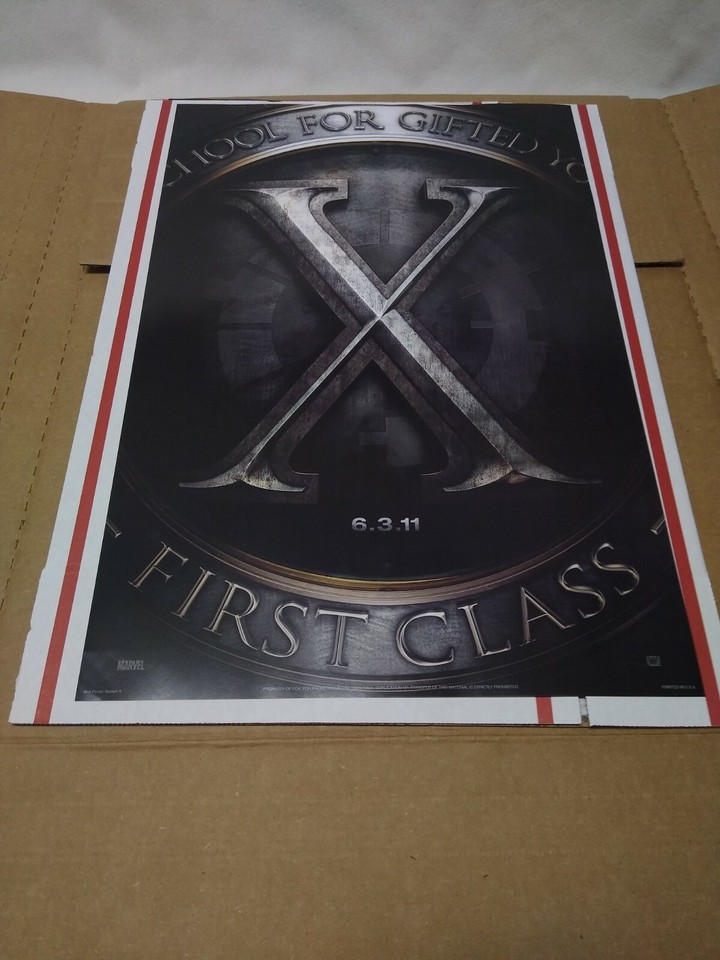 X-Men: First Class Movie Poster 11X17" Promo Mini-Sheet MINT | eBay