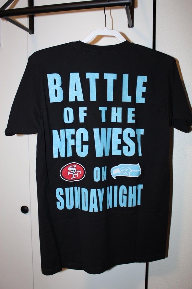NBC Sunday Night Football SNF Game Promo Tee Seattle Seahawks vs San ...