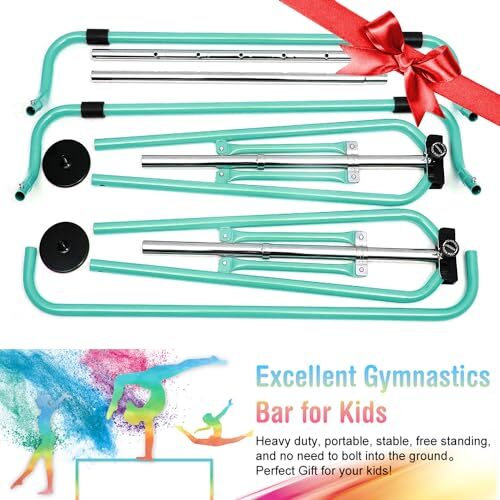 Expandable Gymnastics Bar, Folding Horizontal Kip Bars Junior Premium ...