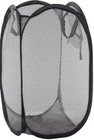 Laundry Foldable Basket Clothes Net Mesh Storage Pop up Bag Case Aid ...