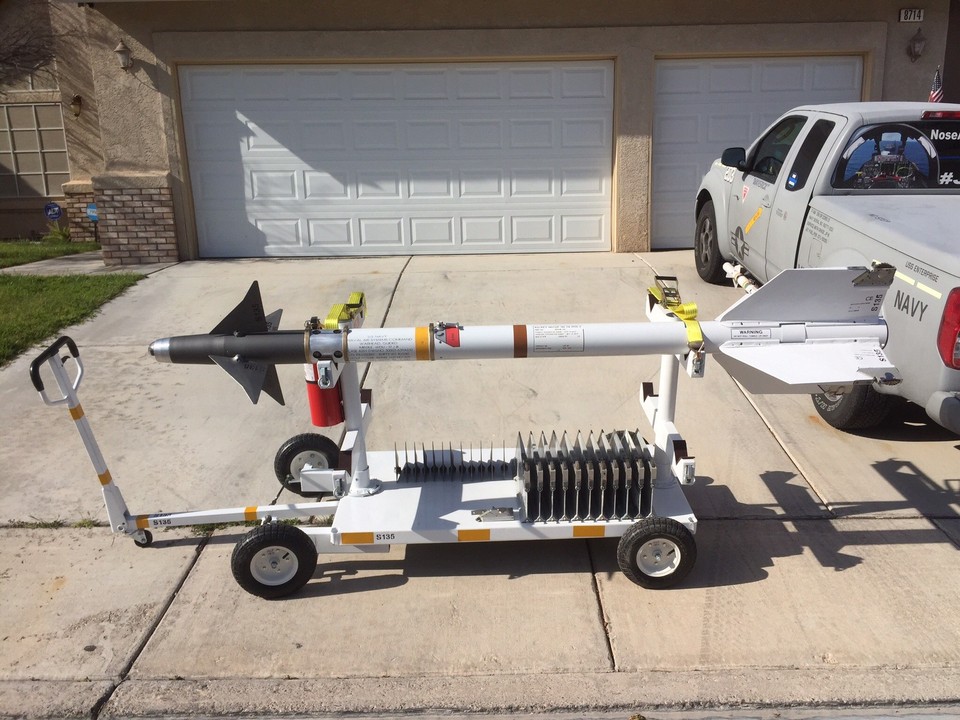 SOLD OUT! Ships DecRaytheon AIM 9 Sidewinder Missile replica full size ...
