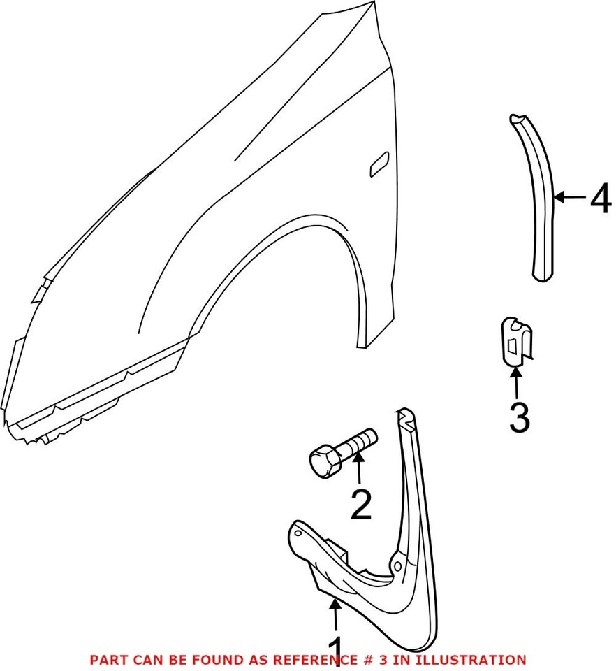 Genuine OEM Front Bumper Cover Nut For Saab 24449408 | eBay