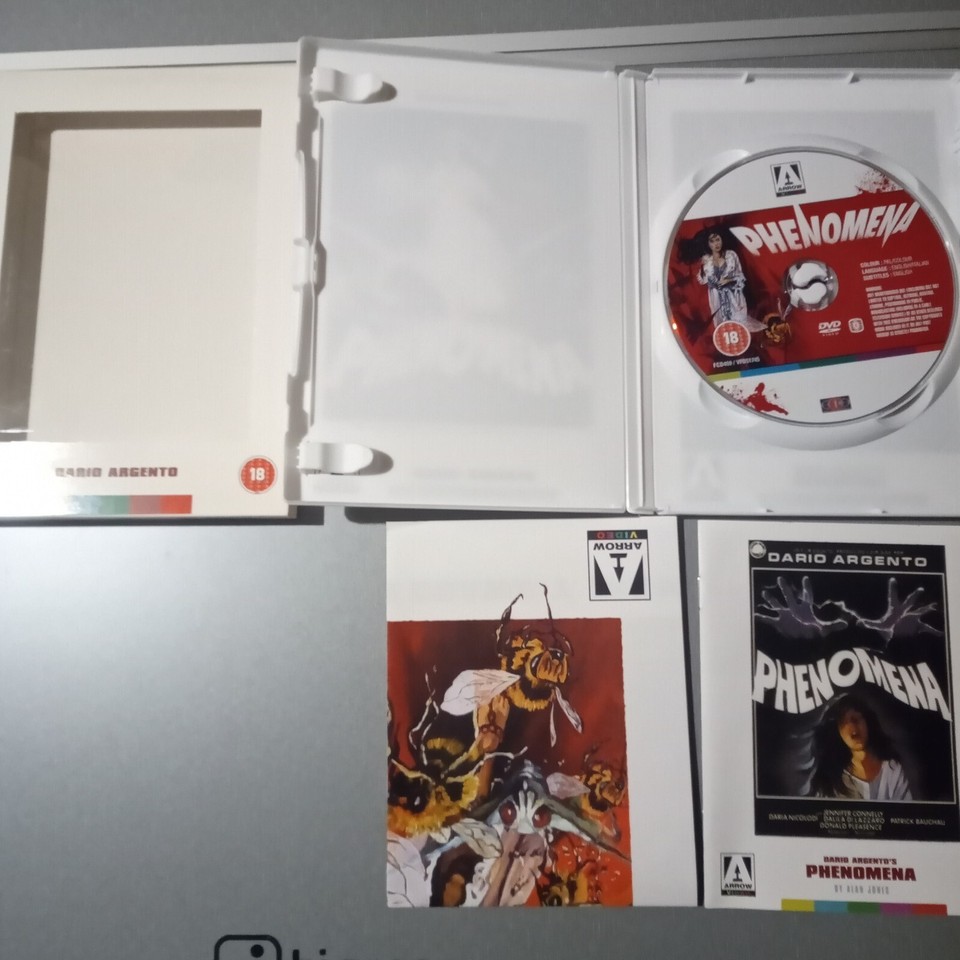 Phenomena: DVD Arrow Video Slipcase W/Booklet + Poster 5027035006222 | eBay