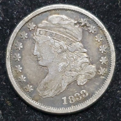 1833 Capped Bust Dime - nice 10c type coin *f16 | eBay
