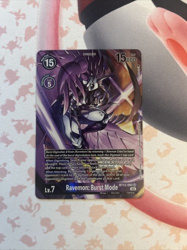 Ravemon: Burst Mode Alternate Art - BT13-092 LP-NM Digimon TCG | eBay