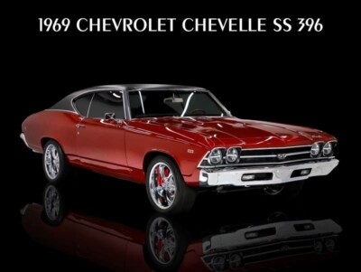 1969 Chevrolet Chevelle SS 396 New Metal Sign: LARGE SIZE 12X16 - Free ...