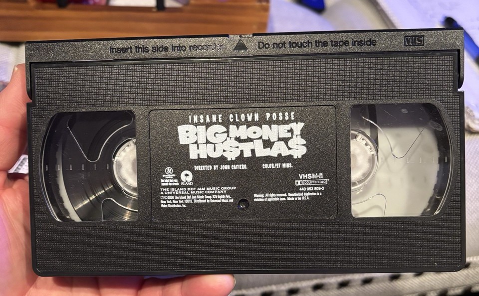 Big Money Hustlas VHS Insane Clown Posse ICP | eBay