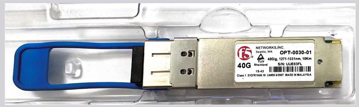 F5 Networks OPT-0030-01 40GBASE-SR4 QSFP+LR4 LC 10km SMF F5-UPG-QSFP+LR ...