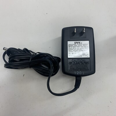 Genuine 18W DVE AC DC Switching Wall Adapter 9V 2A Model DSA-0151F-09 A ...