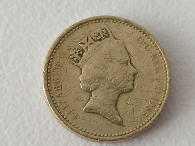 RARE ONE POUND COIN 1985 REVERSED SIDE | eBay