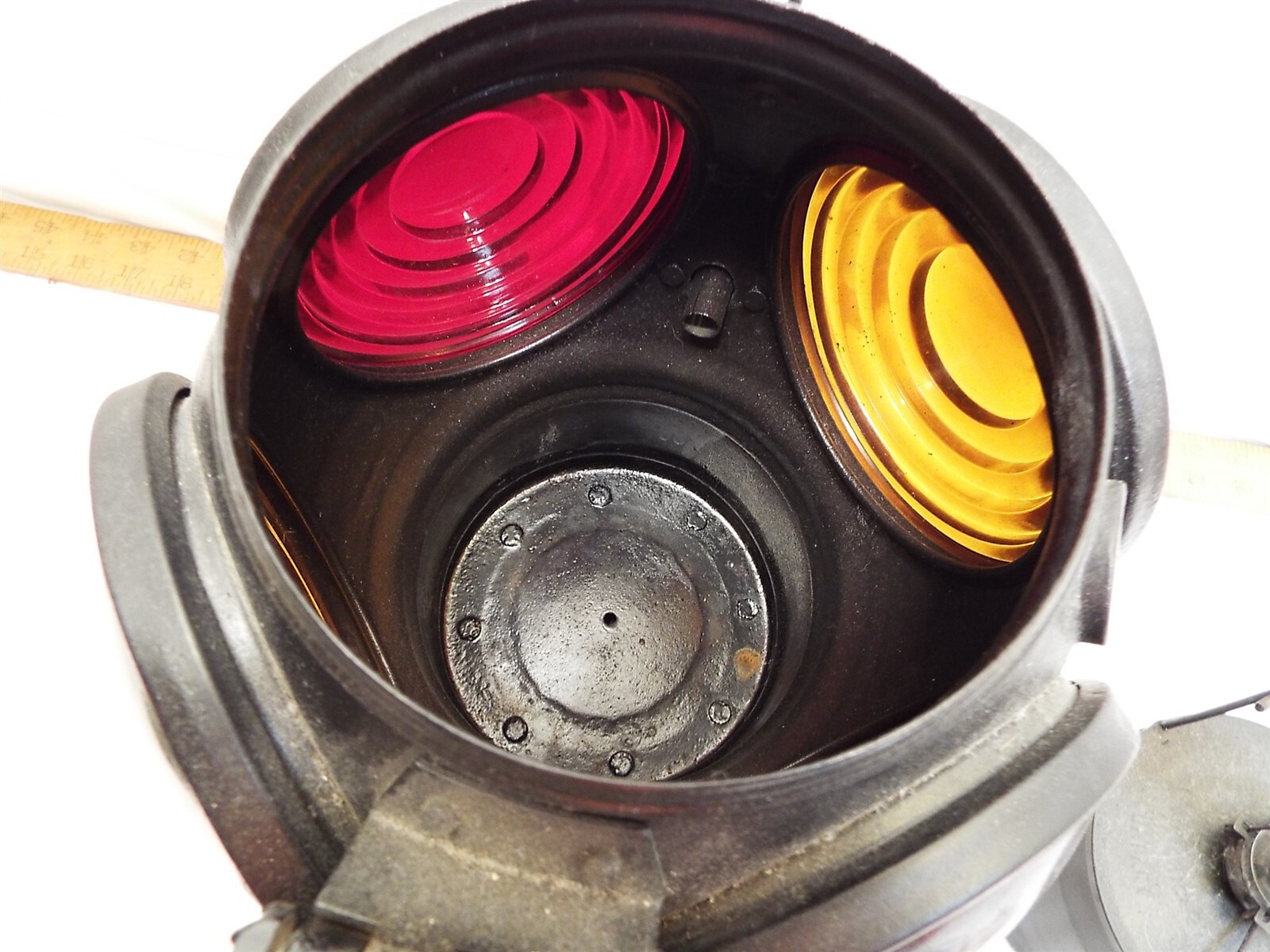 Vintage Adlake 4-Way Railroad Switch Signal Lantern Train RR Lamp Light ...