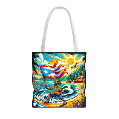 Puerto Rican Flag Pride Tote Bag Purse | eBay