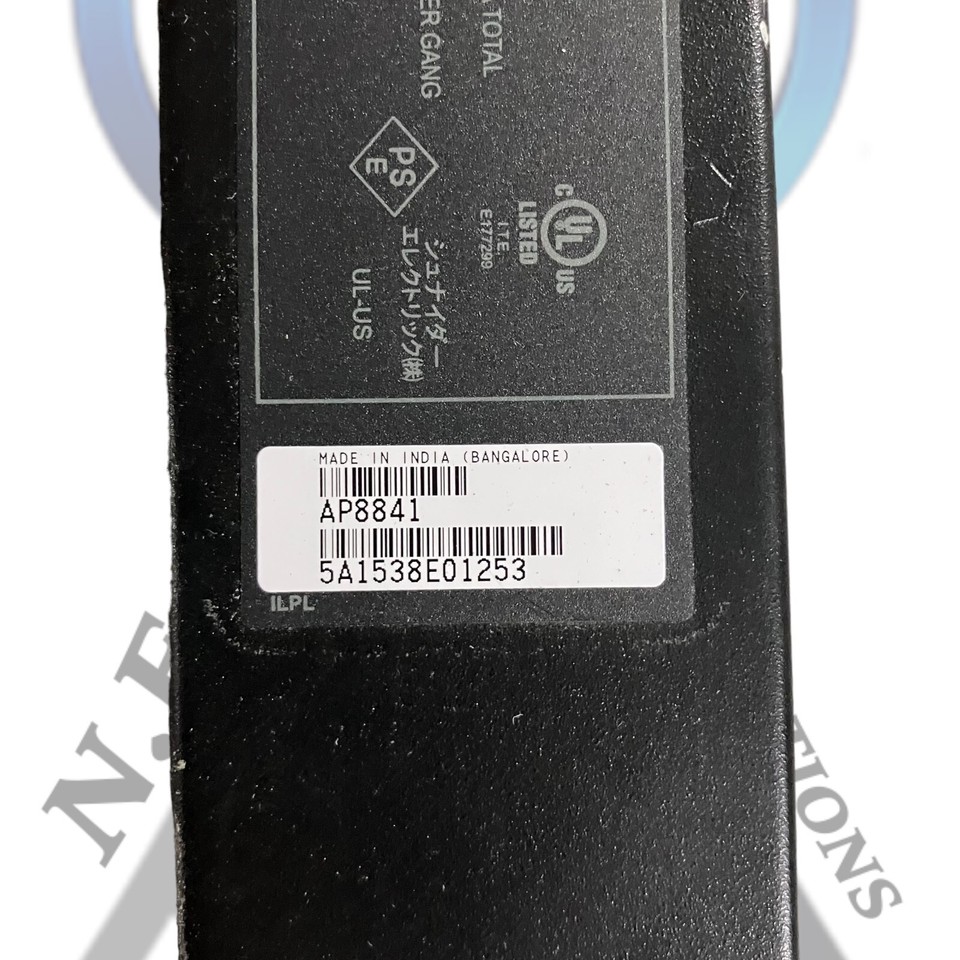 APC, AP8841, Metered PDU 0U 30A 2G 208V, *AF52623* | eBay