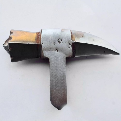 Hand-Forged Medieval Axe Blade - Historical Collectible Weapon - Viking ...