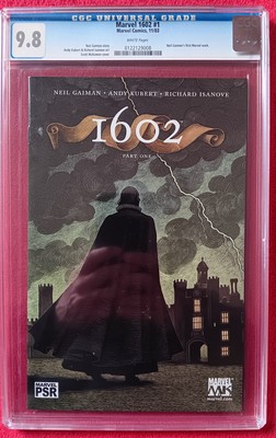 Marvel 1602 #1 CGC 9.8 • 1st Neil Gaimen • 1st App of Peter Parquagh ...