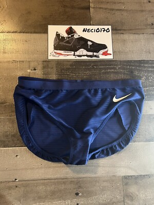 Nike Pro Elite Track & Field Womens blue Racing Briefs Size XL CI1000 ...