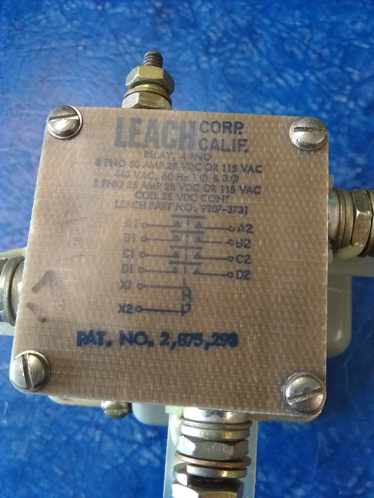 LEACH 9207-3731 RELAY 5945-00-445-3658 *NS* 1EA | eBay