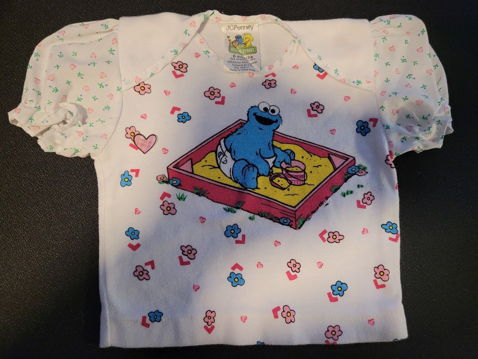 Sesame Street Muppets Cookie Monster Vintage Baby Gir… - Gem