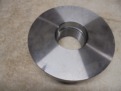 BUCK CHUCK MOUNTING PLATE 2-3/8-6 THREAD 6-3/8 DIAMETER 2' THICK | eBay