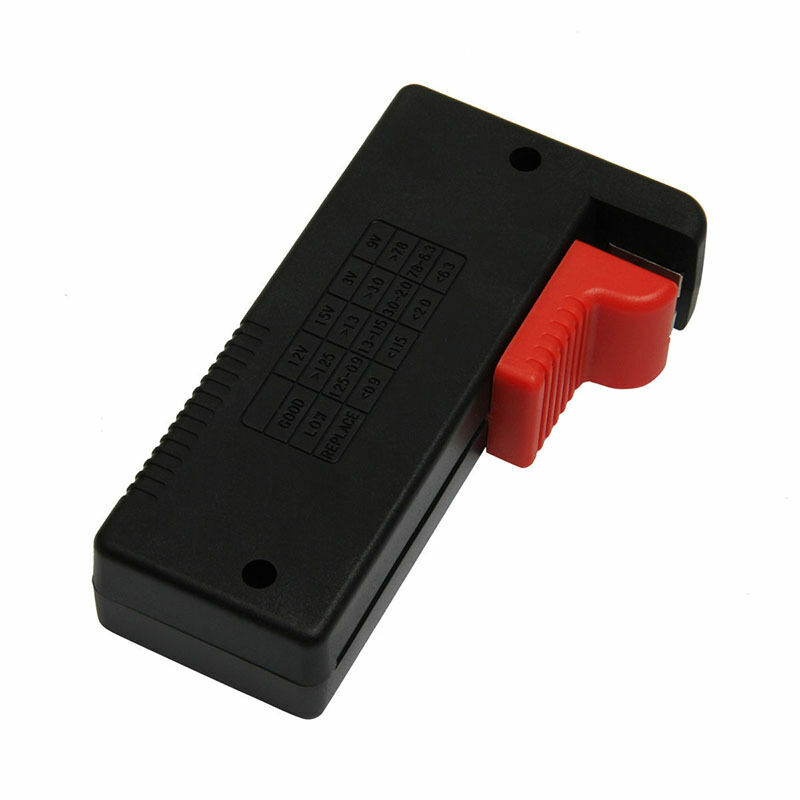 Digital Battery Tester Checker for AA AAA C D 9V 1.5V Button Cell ...