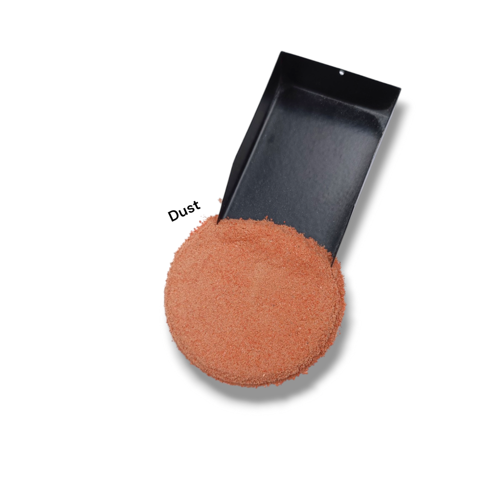 Crushed Orange Coral Dust Stone Powder Stone Sand Woodworking Ring ...