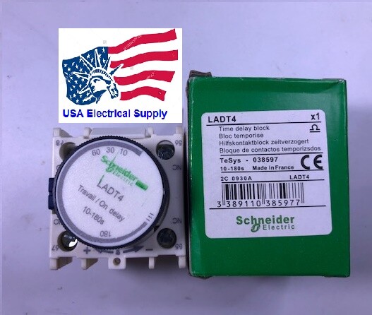 Schneider Electric / Square D LADT4 TeSys On-delay Auxiliary Contact ...
