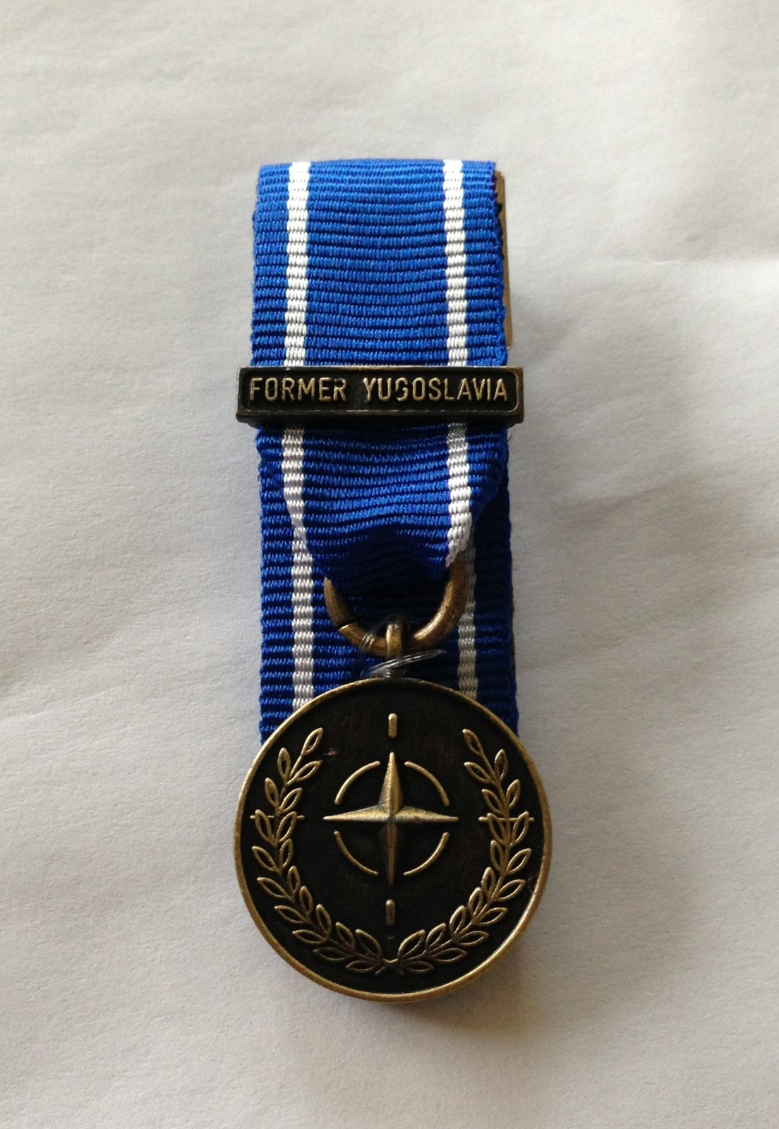 Court Mounted NATO Former Yugoslavia IFOR Miniature Medal, Army ...