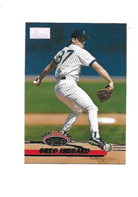 1993 TOPPS STADIUM CLUB First Day Issue #605 GREG HIBBARD (Cubs) | eBay