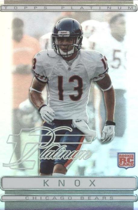 2009 Topps Platinum - Johnny Knox #155 Rookie Variations /1549 (RC) for ...