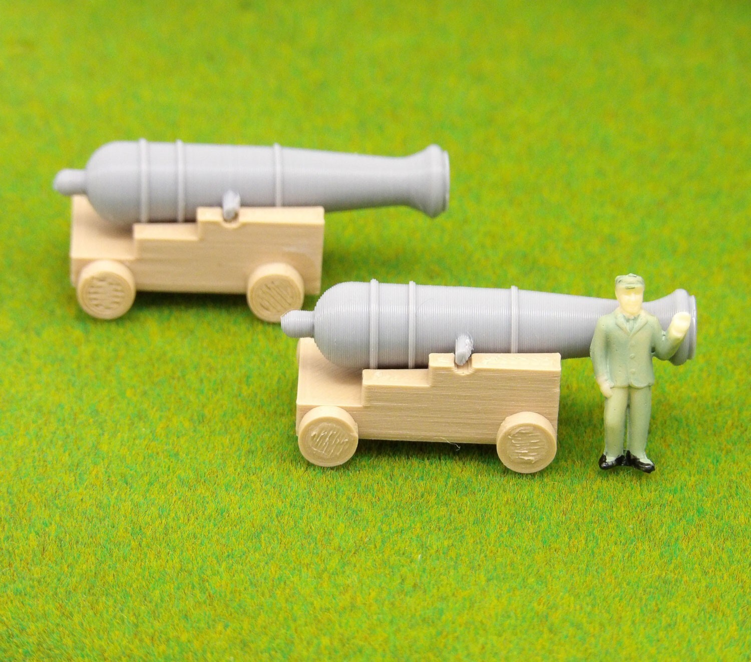 Two HO Scale Cannons – 3D Printed Military Guns - Diorama Scenes ...