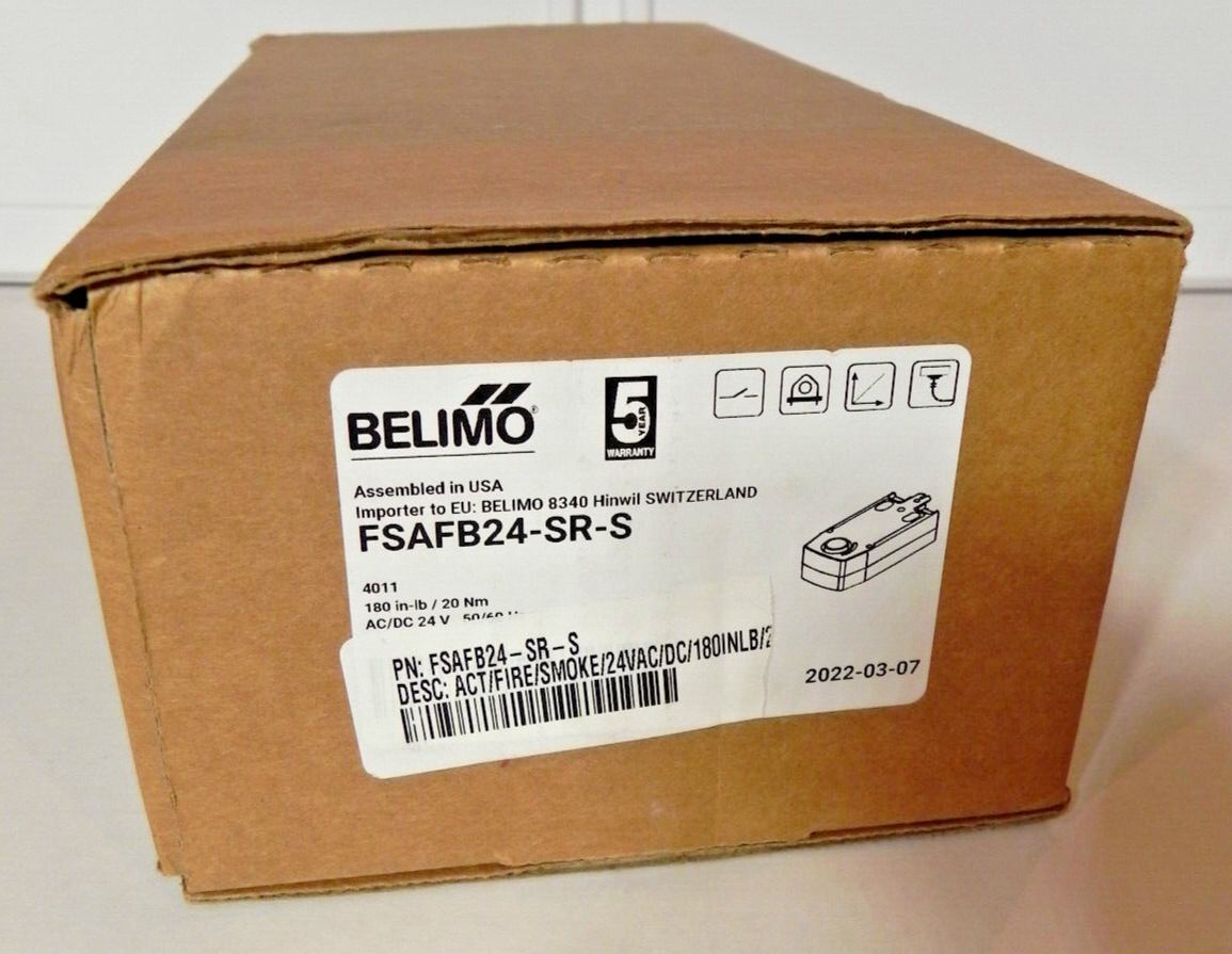 Belimo Smoke/fire DCA 24v Prop W/swt OEM Fsafb24-sr-s for sale online ...