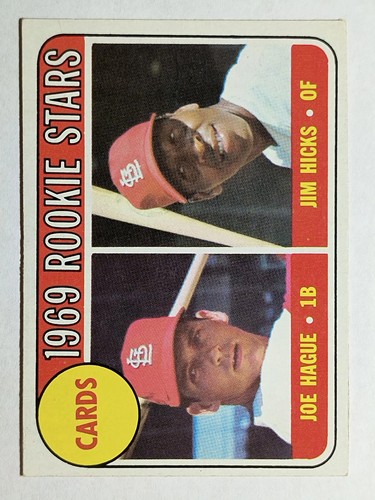 1969 Topps #559 Rookie Stars/Joe Hague RC/Jim Hicks (EXMT) | eBay