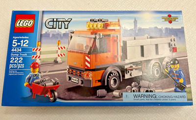Lego City Dump Truck 4434 - Complete with box and instructions | eBay