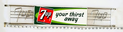 "7up you thirst away" Vintage Pop Culture 1960's Advertising Door Pull ...