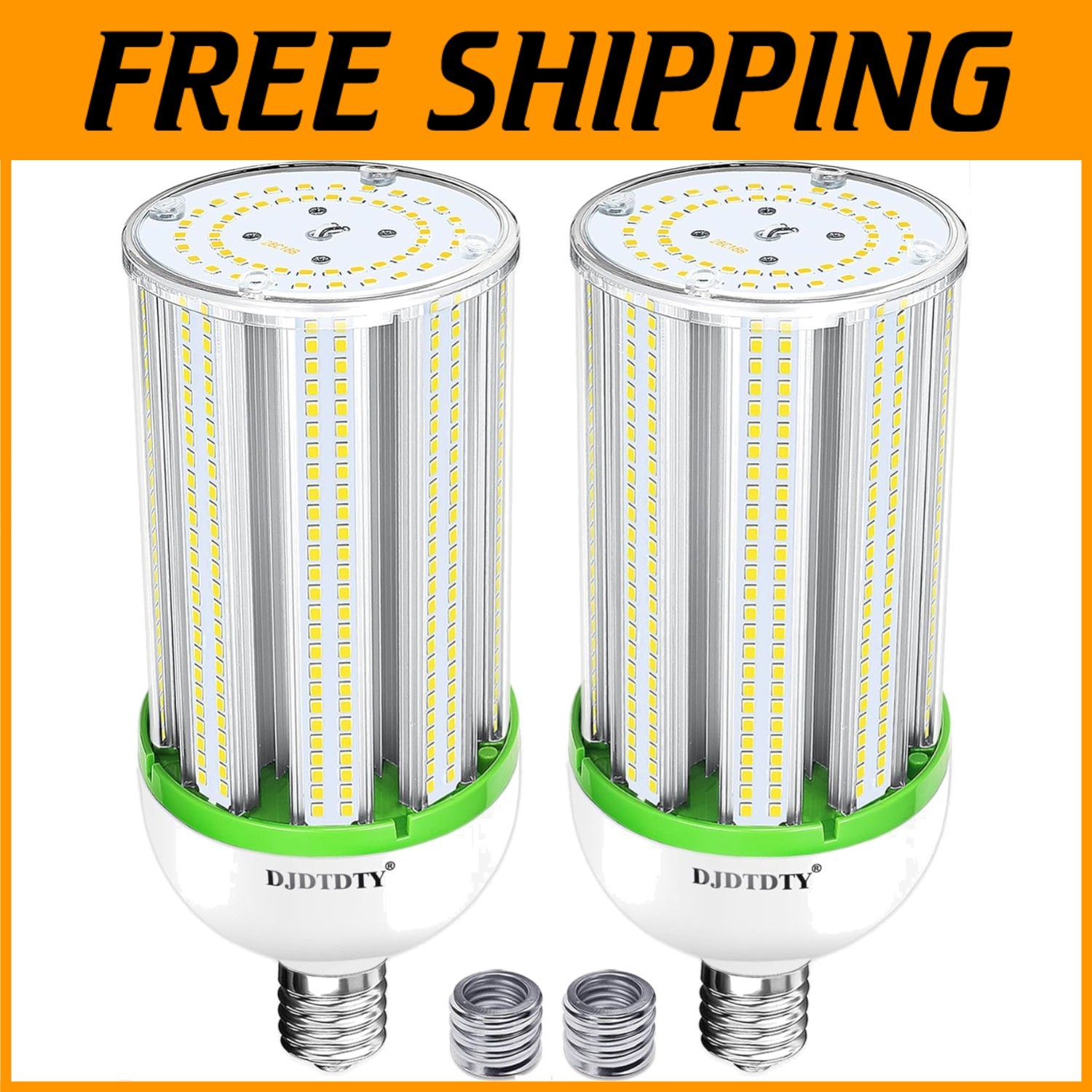 Long-Lasting 120W LED Corn Bulb - 2-Pack, 5000K Daylight, 30,000-Hour ...