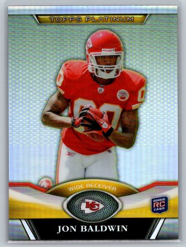 2011 Topps Platinum #19 Jon Baldwin Refractor RC CHIEFS | eBay