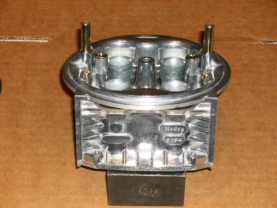 HOLLEY QFT AED POLISHED ALUMINUM 950 HP MAIN BODY ANNULAR BOOSTERS ...