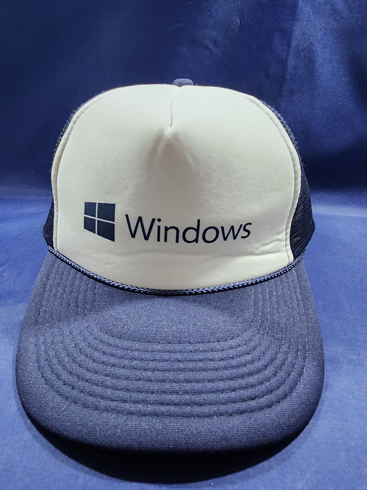 Microsoft Windows Hat Blue Windows Logo Rope Brim Adj… - Gem