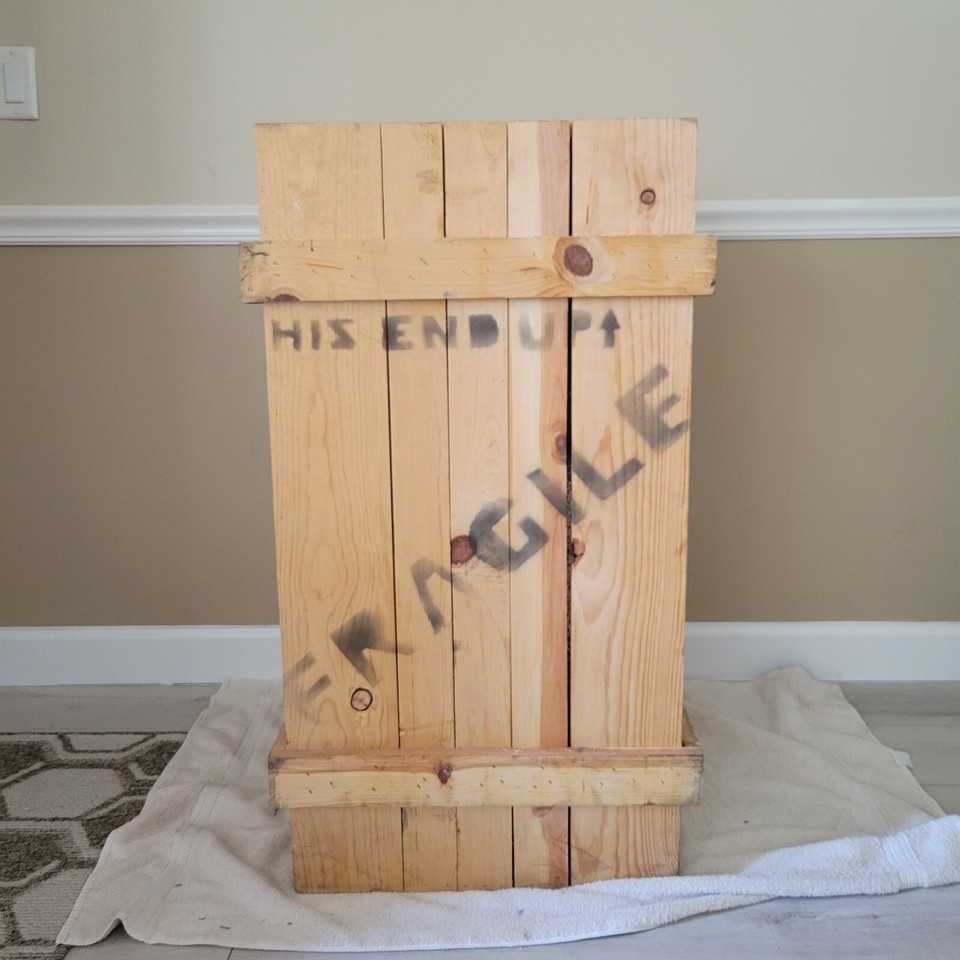 A Christmas Story Full Size Signature Series Leg Lamp With Wooden Crate ...